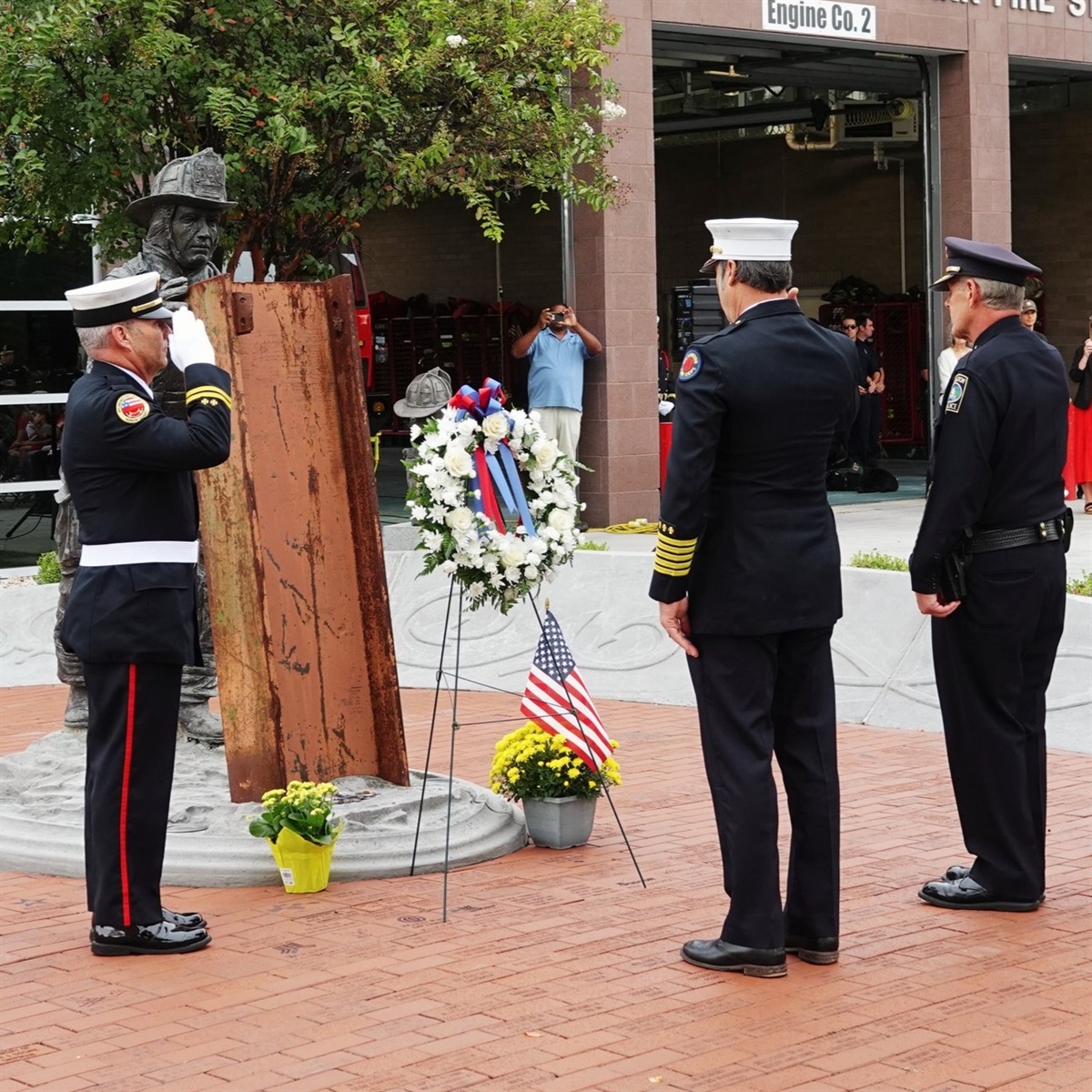 WFD Holds 9/11 Remembrance Ceremony - Wilmington, NC